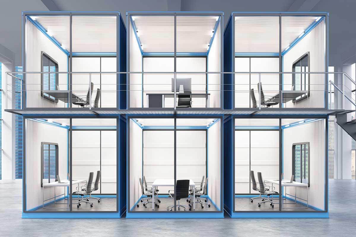 Bureau container : un choix original, flexible et écologique - Working Life